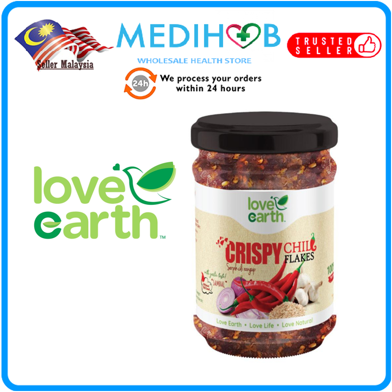 Love Earth Crispy Chili Flakes (180g) EXP10/24 | Shopee Malaysia