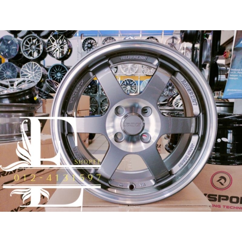 NEW SPORT RIM 15 INCH TE37 RM760 4PC MYVI CITY WIRA VIOS VIVA (KENA BELI 2KALI 1PAY 2PC 1BOX POS ...