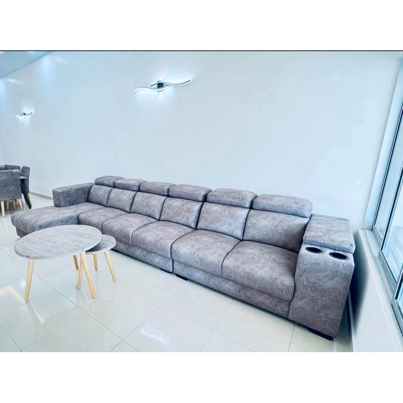 Caler Home Messi 7 Seater Corner Sofa With Cup Holder [Free ...
