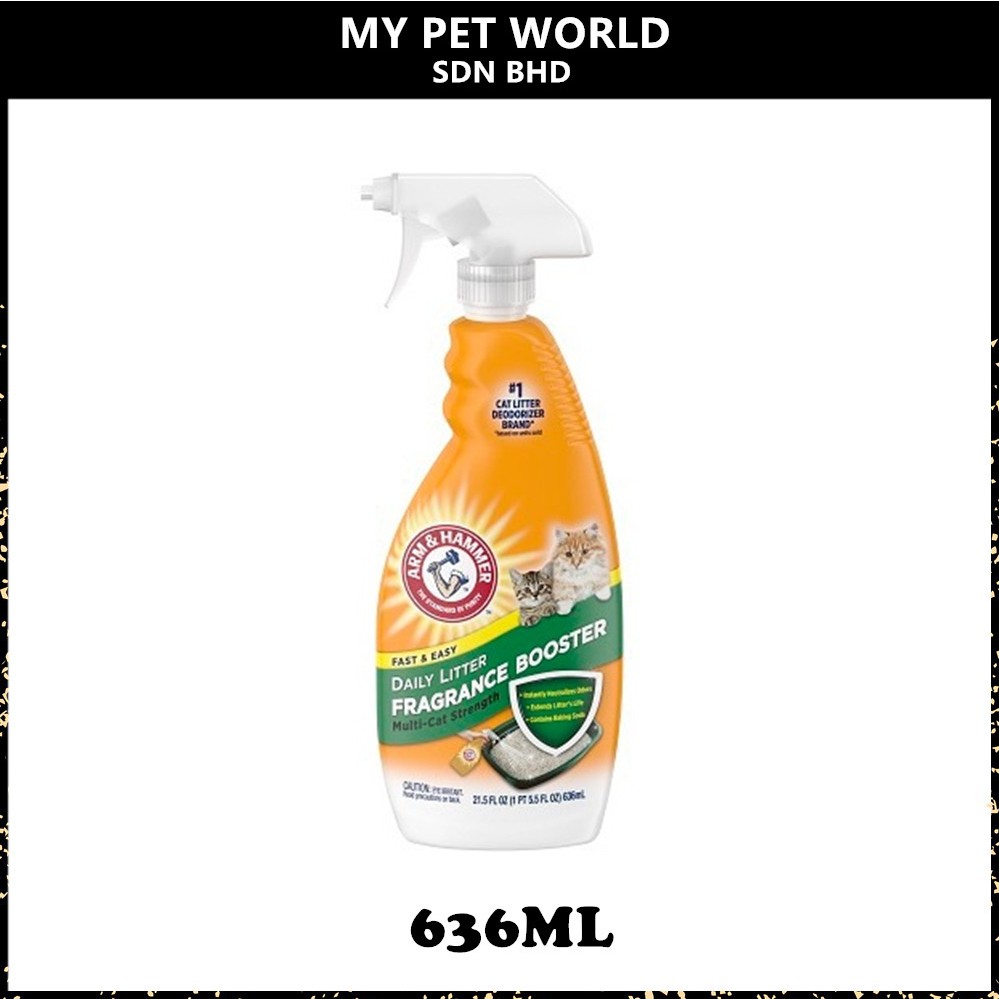 Arm & Hammer Cat Litter Deodorizer Spray / Daily Fragrance Booster Deodorant Spray 636ML ...
