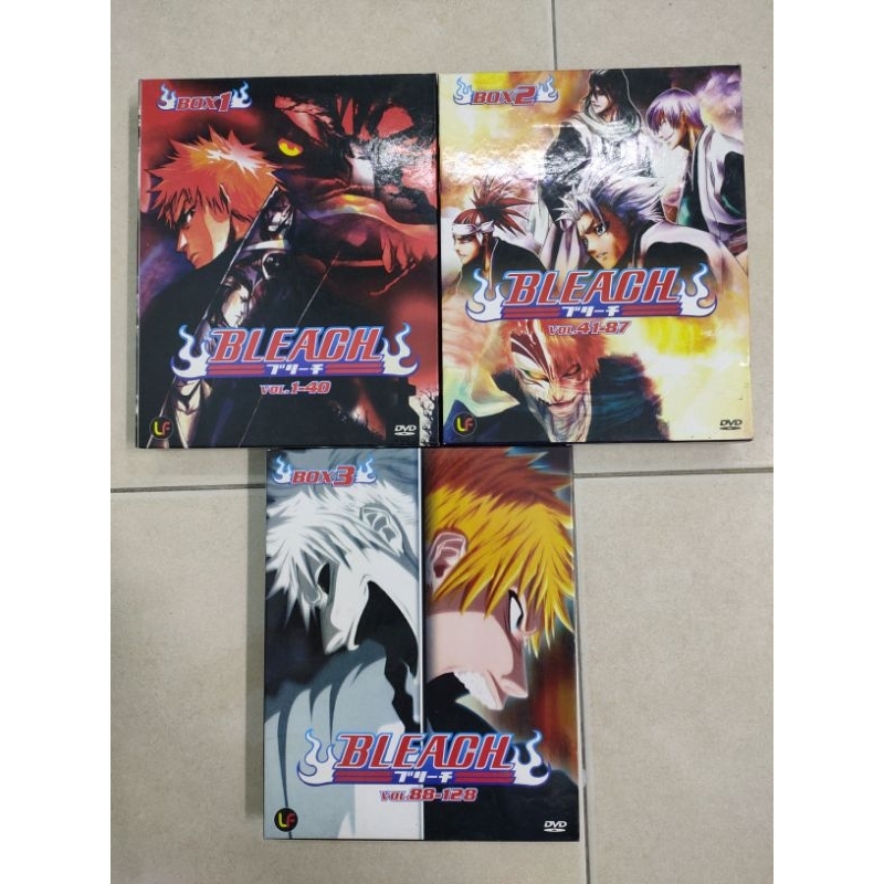 [BB] [DVD Anime] Bleach (Vol #1-128) 3 Box Set (Japanese Manga Anime TV ...