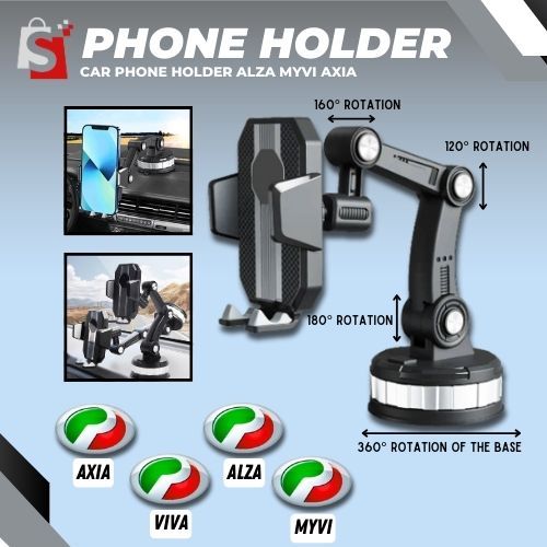 【SHOPLUS】Phone Holder Car Alza Phone Holder Myvi Phone Holder Ativa ...