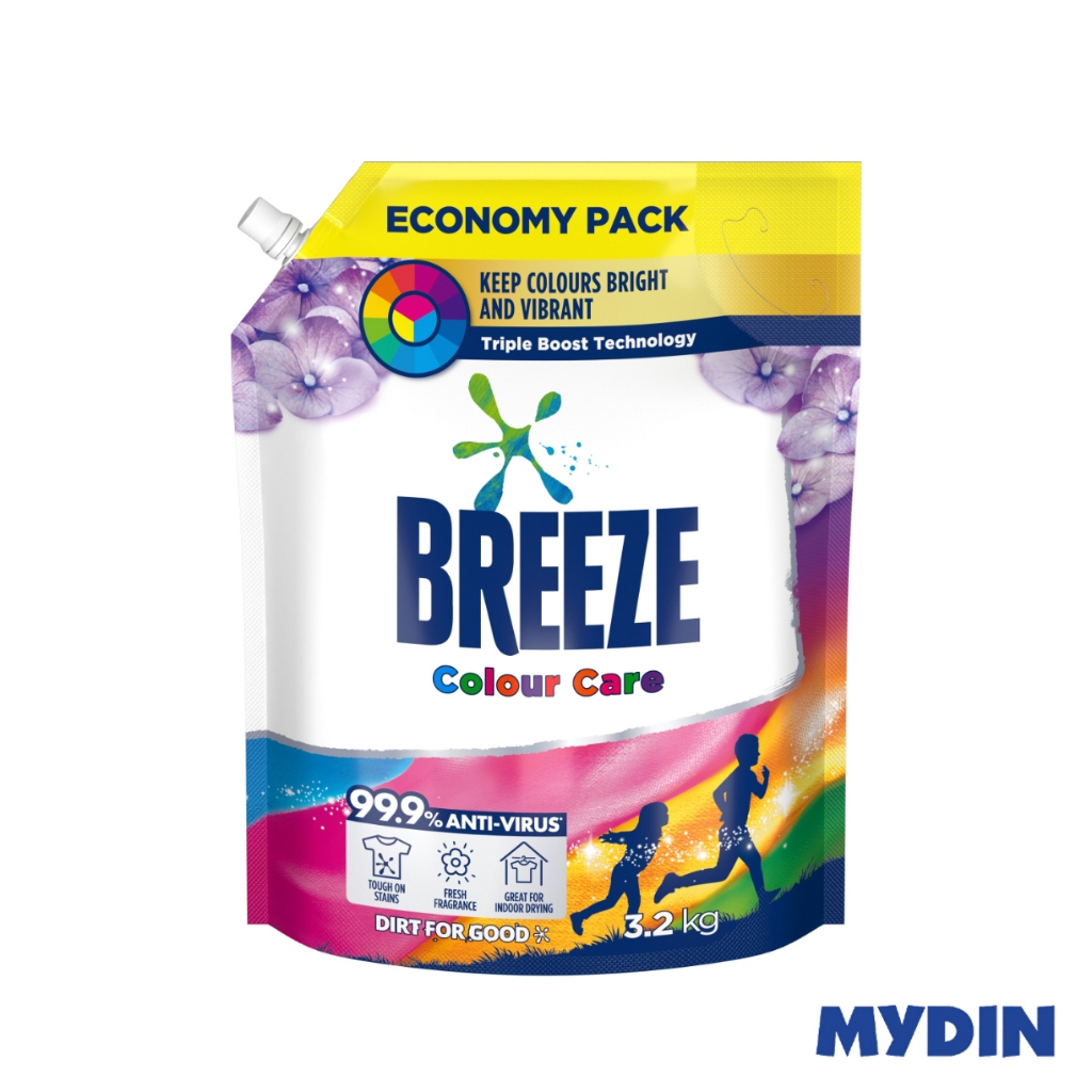 Breeze Detergent Liquid Refill (3.2kg) - 4 Variants | Shopee Malaysia