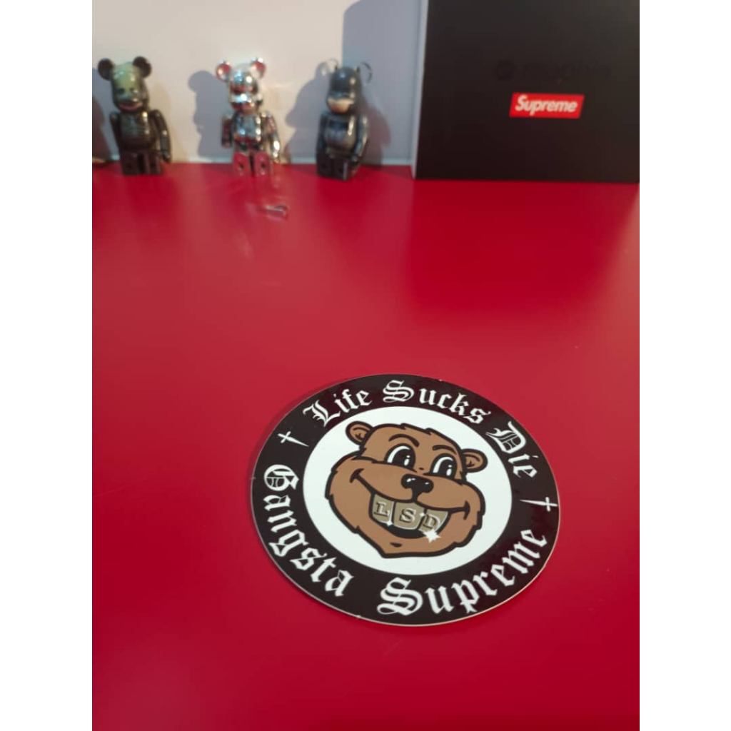 SUPREME GANGSTA STICKER | Shopee Malaysia