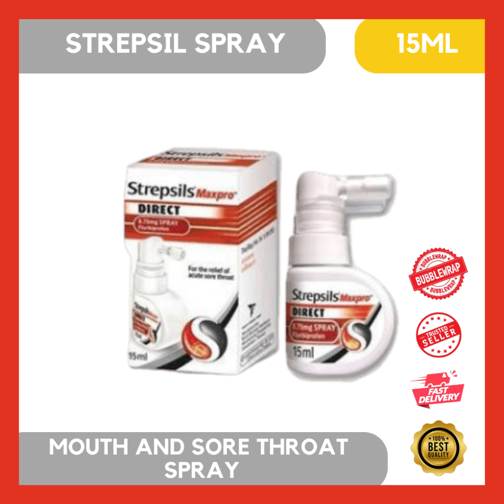 PROMO! Strepsil Maxpro Spray/Spray Sakit Tekak (exp 30/09/2026 ...