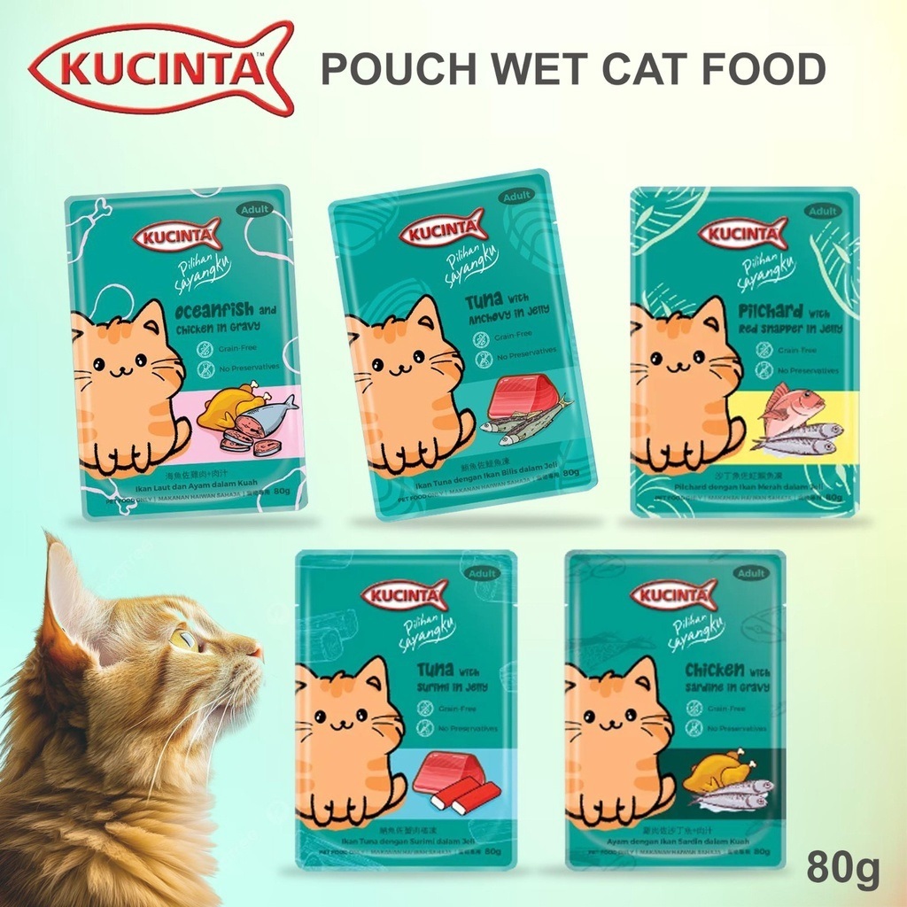 KU CINTA POUCH WET FOOD 80G | Shopee Malaysia