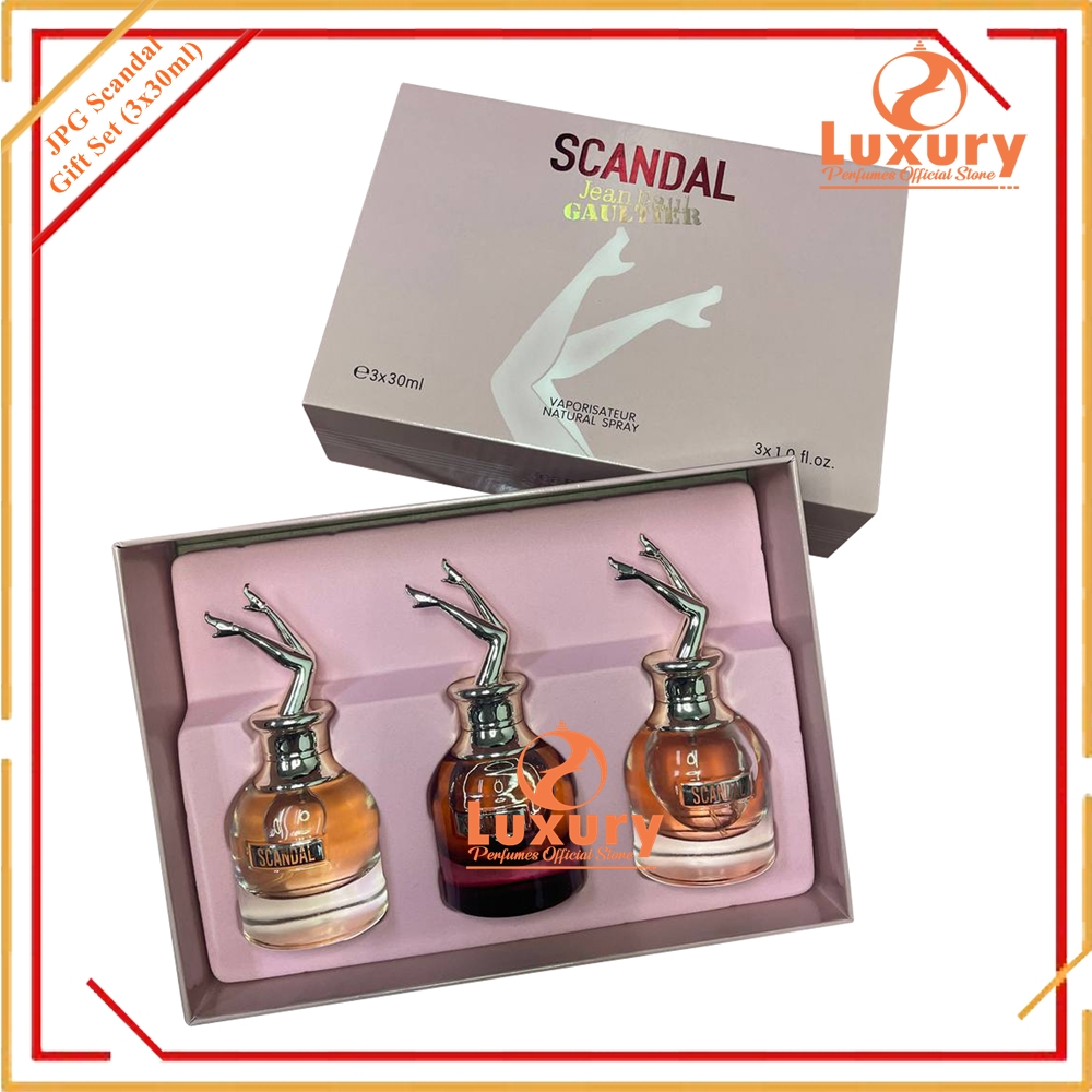 💯/💯 Jean Paul Guilter Scandal 3in1 Gift Set 3x30ml | Shopee Malaysia