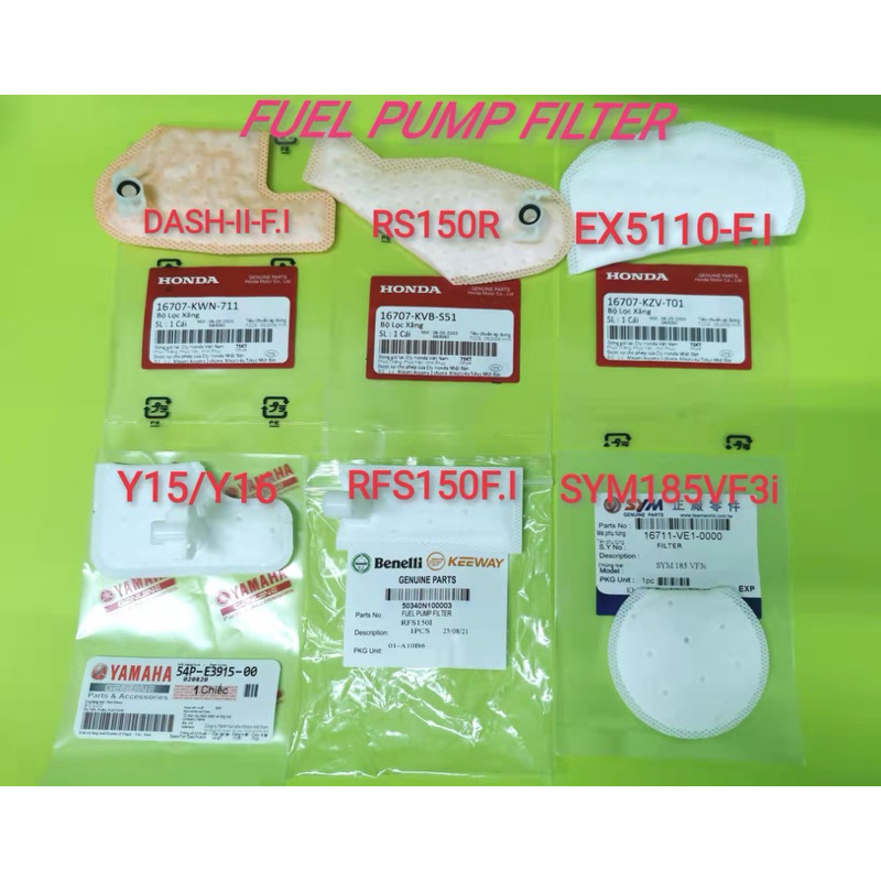 FUEL PUMP FILTER STD STANDARD ORI THAI Y15ZR Y15 FZ SRL 115 Fi RS150R ...