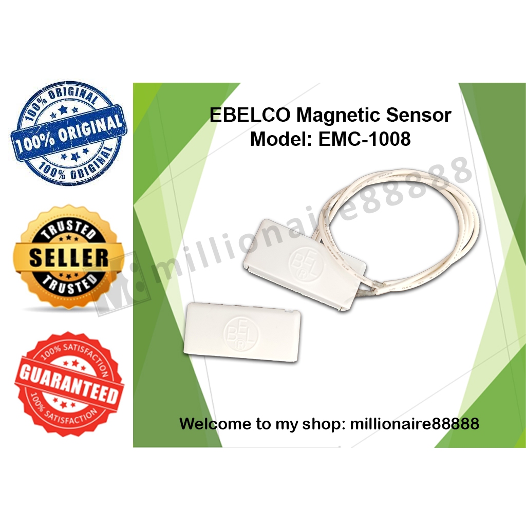 EBELCO Magnetic Sensor EMC-1008 Door / Window Magnetic Contact for ...