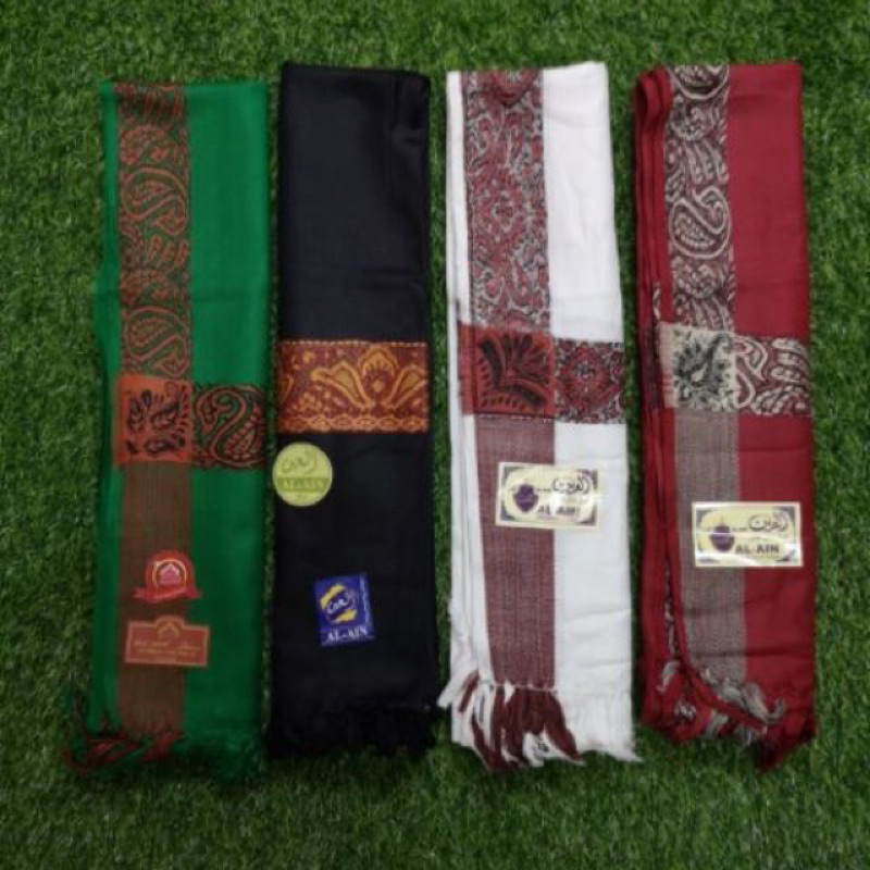 RIDA RIDA , RIDAK HIJAU PUTIH HITAM MERAH (cotton India) | Shopee Malaysia