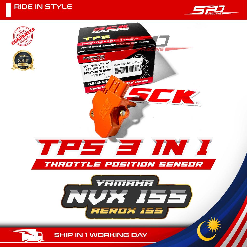 NVX Throttle Position Sensor | TPS 3 IN 1 SCK Racing For Y16ZR/NMAX V2 ...
