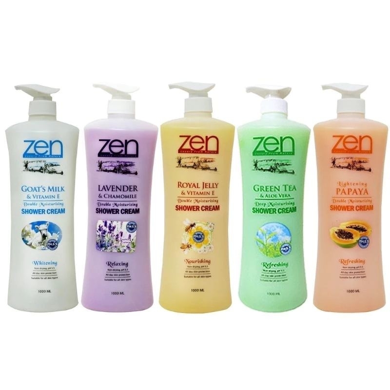 ZEN SHOWER CREAM 1 Liter | Shopee Malaysia
