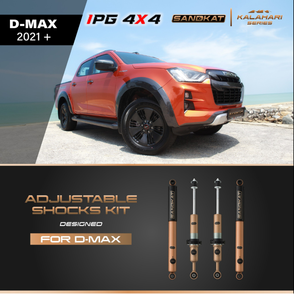 Isuzu Dmax 2021 Adjustable Heavy Duty Absorber Sandkat 4x4 | Shopee Malaysia
