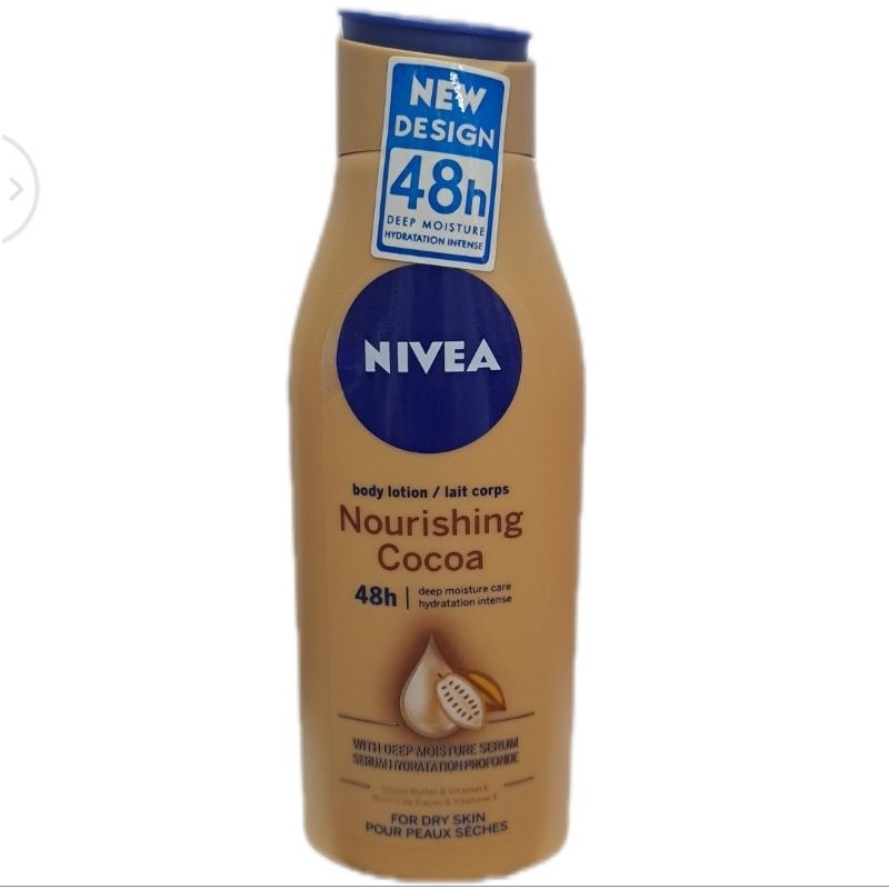 NIVEA body lotion / lait corps Nourishing Nourishing Cocoa | Shopee ...