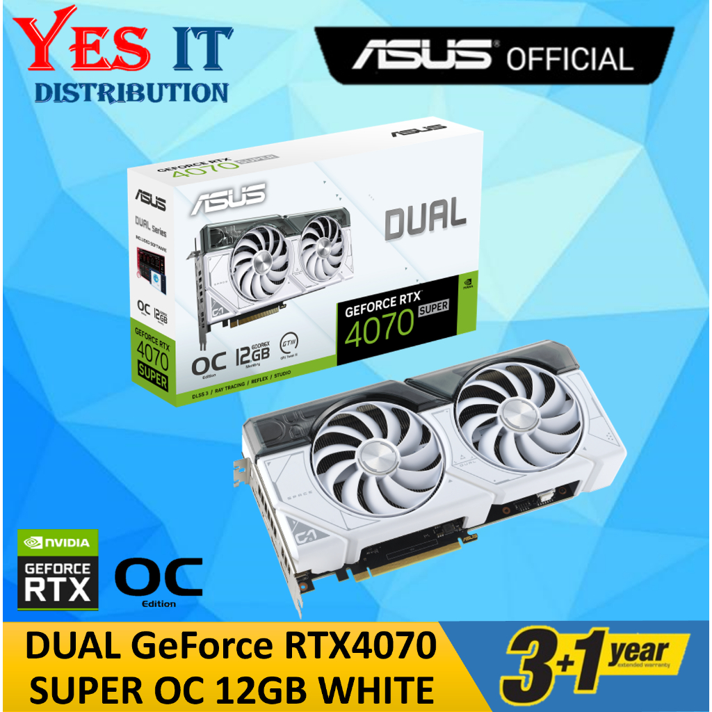 Asus Dual GeForce RTX4070 OC / RTX4070 SUPER / RTX4070 SUPER OC Black ...