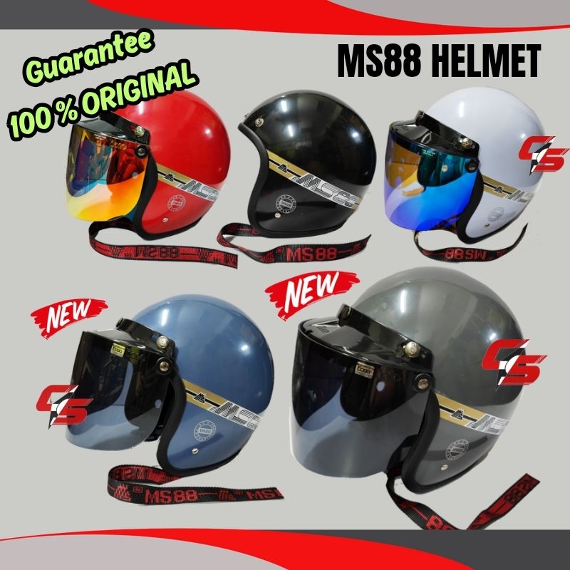 MS88 SGV 88 HELMET 100% ORIGINAL & Visor BKP 323 Visor Bikko Visor Bogo ...