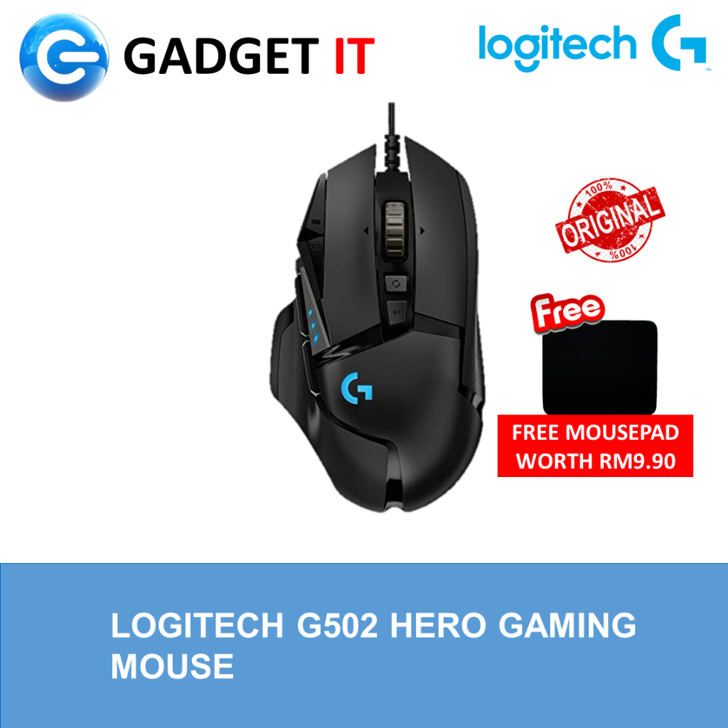 Logitech G502 Hero RGB LightSync Wired High Performing Gaming Mouse ...