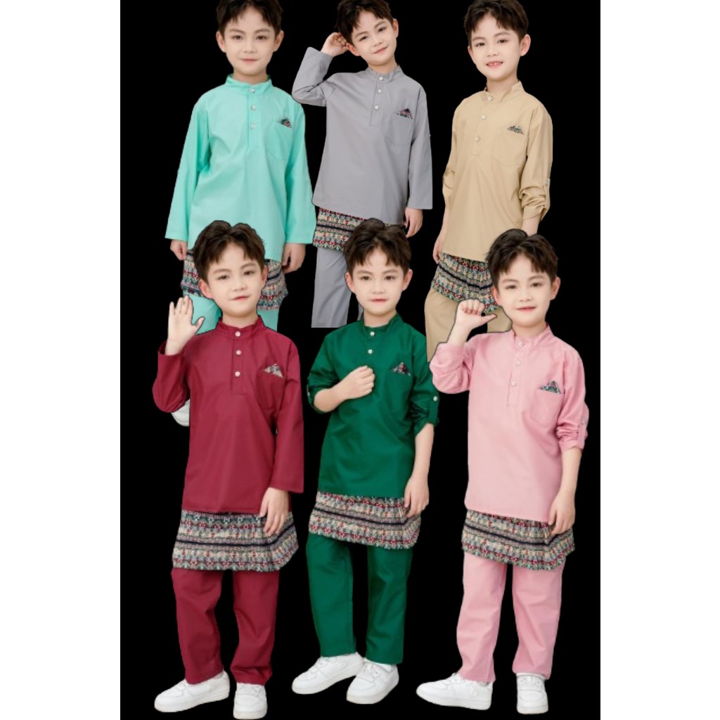 Baju Melayu Budak Lelaki Raya 2024 | Shopee Malaysia