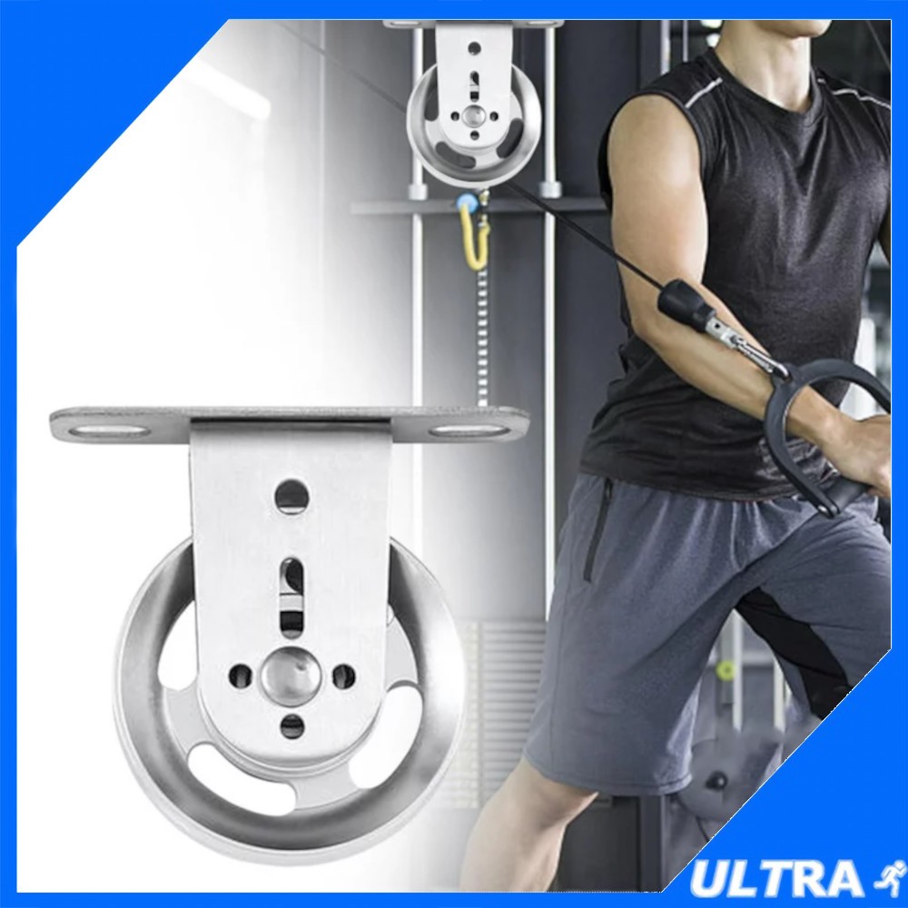 Wall Mounted Cable Pulley Block Bearing Rotating Swivel Single Wheel ...