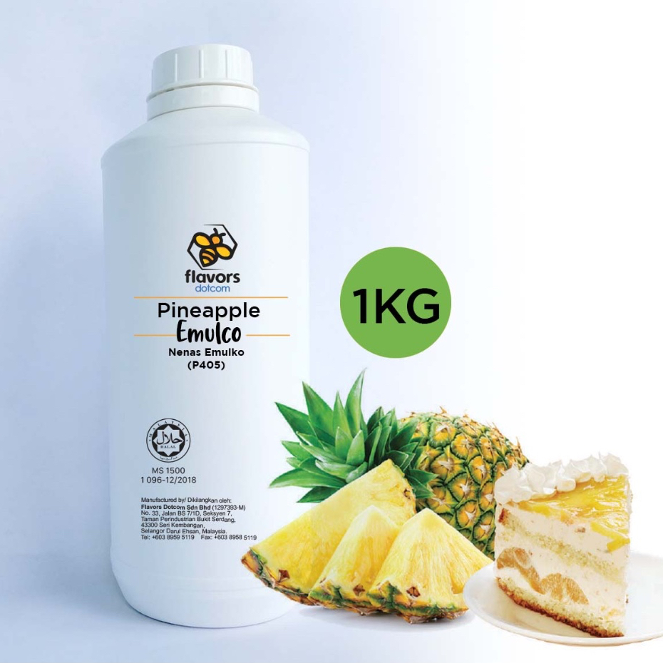 [HALAL] Flavors Dotcom - Pineapple Emulco/ Pineapple Flavour 1kg | Shopee Malaysia