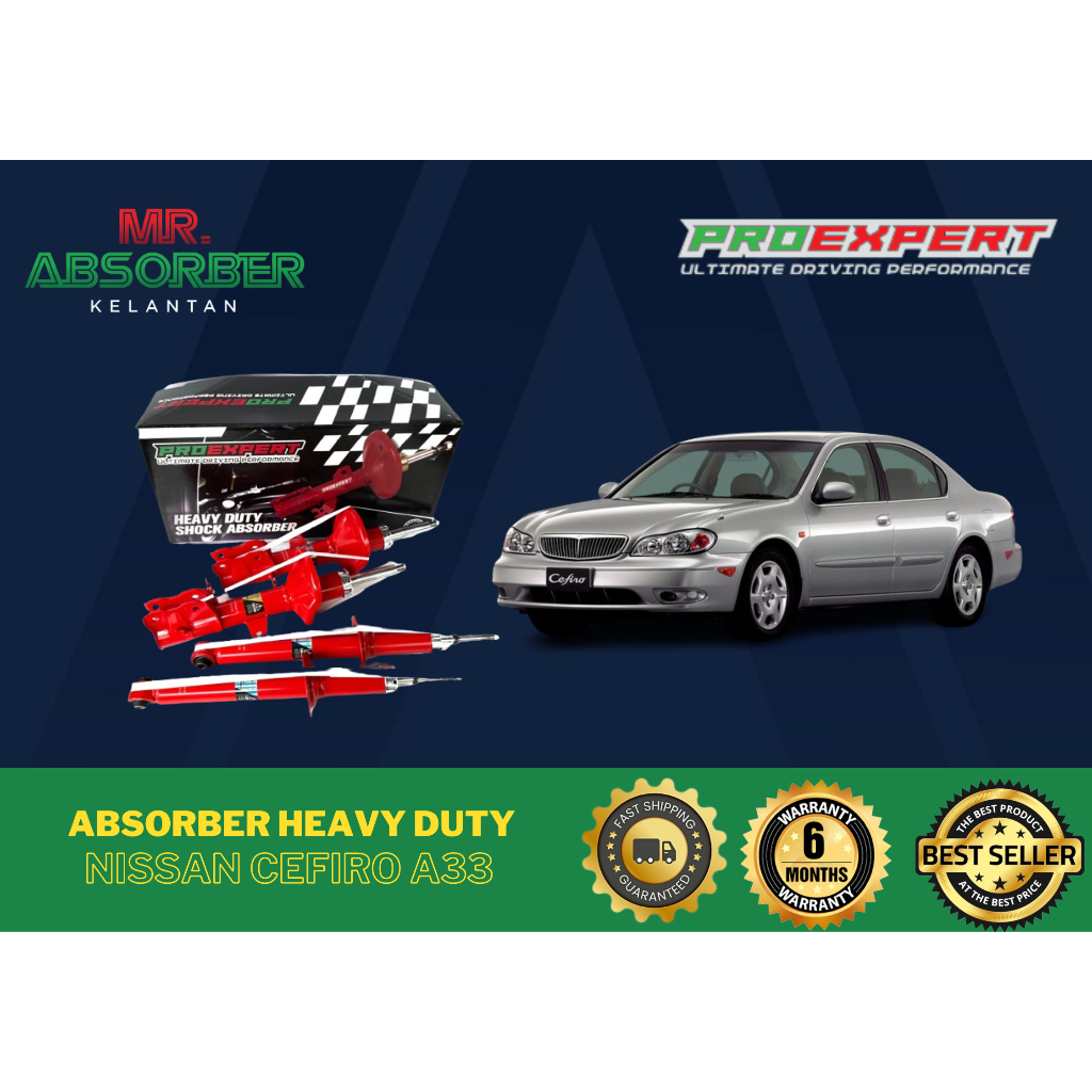 ABSORBER PRO EXPERT NISSAN CEFIRO A33 ORIGINAL HEAVY DUTY | Shopee Malaysia