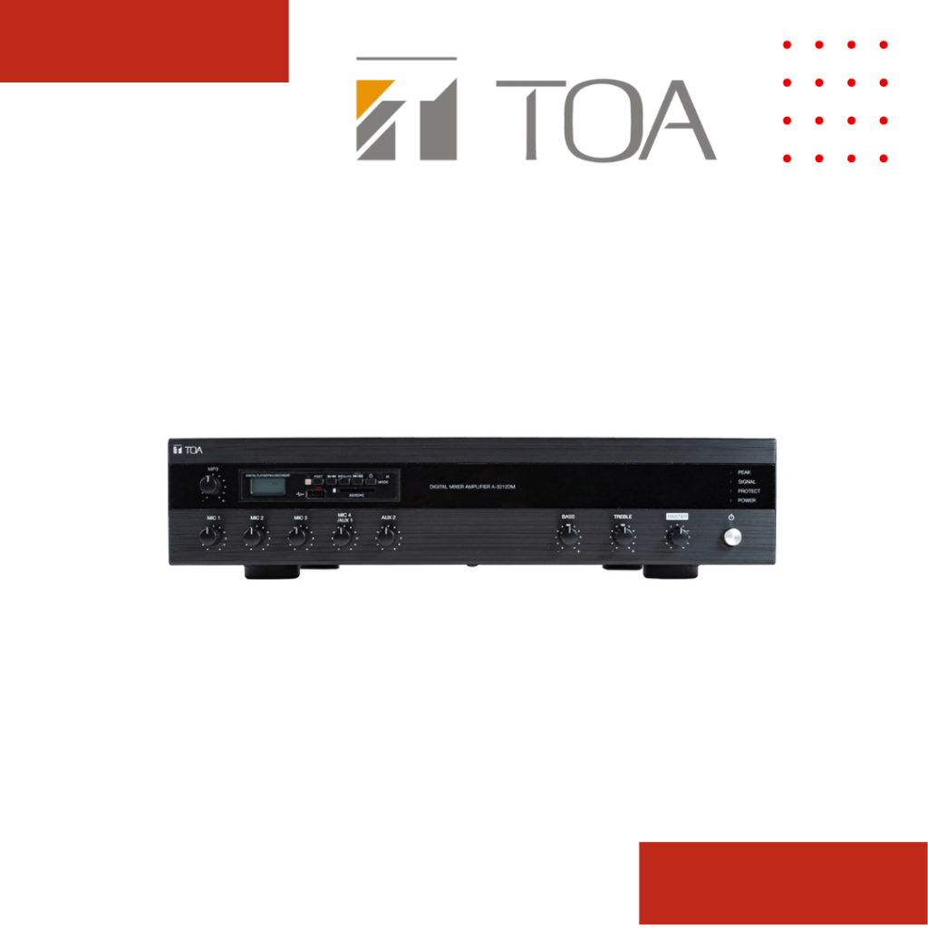 TOA A-3248DM / A3248DM 480W DIGITAL MIXING AMPLIFIER WITH MP3 PLAYER | Shopee Malaysia