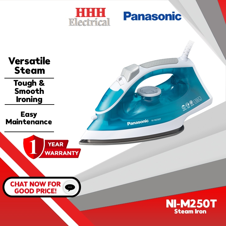 Panasonic NI-M250T STEAM IRON Seterika Wap Ringan NI-M250TGSK | Shopee ...