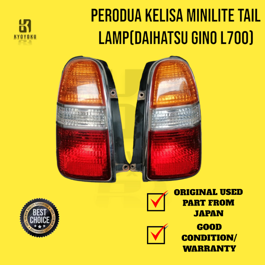 Kyoyoku-Perodua Kelisa Minilite Tail Lamp(Daihatsu Gino L700) | Shopee Malaysia