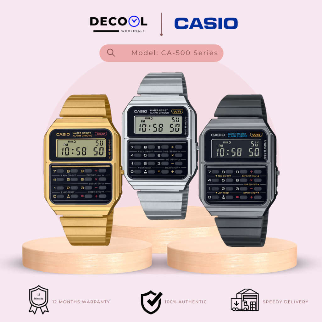 Casio Youth Databank CA-500WE/CA-500WEG/CA-500WEGG | Shopee Malaysia