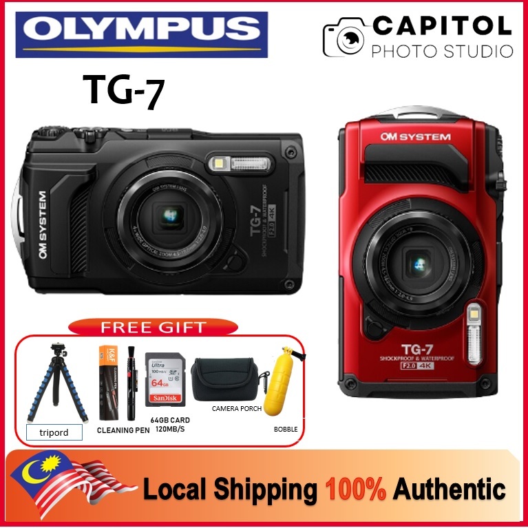 Olympus TG-7 OM System TG7 Tough waterproof compact camera | Shopee Malaysia