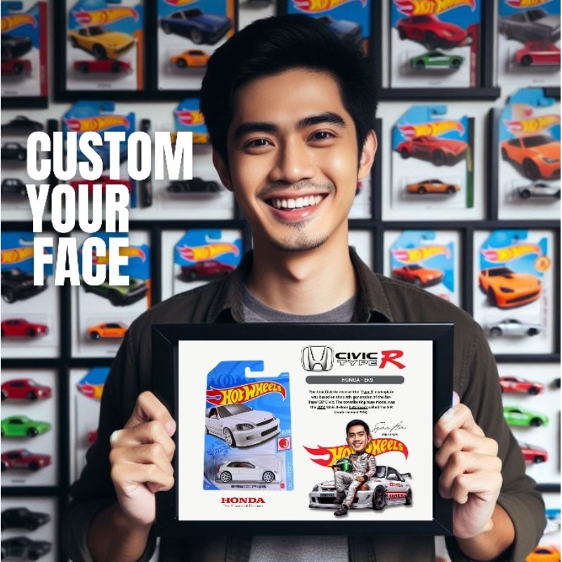 CUSTOM HOTWHEELS POSTER LETAK MUKA SENDIRI BERSAMA KAD HOTWHEEL FAVROTE ...