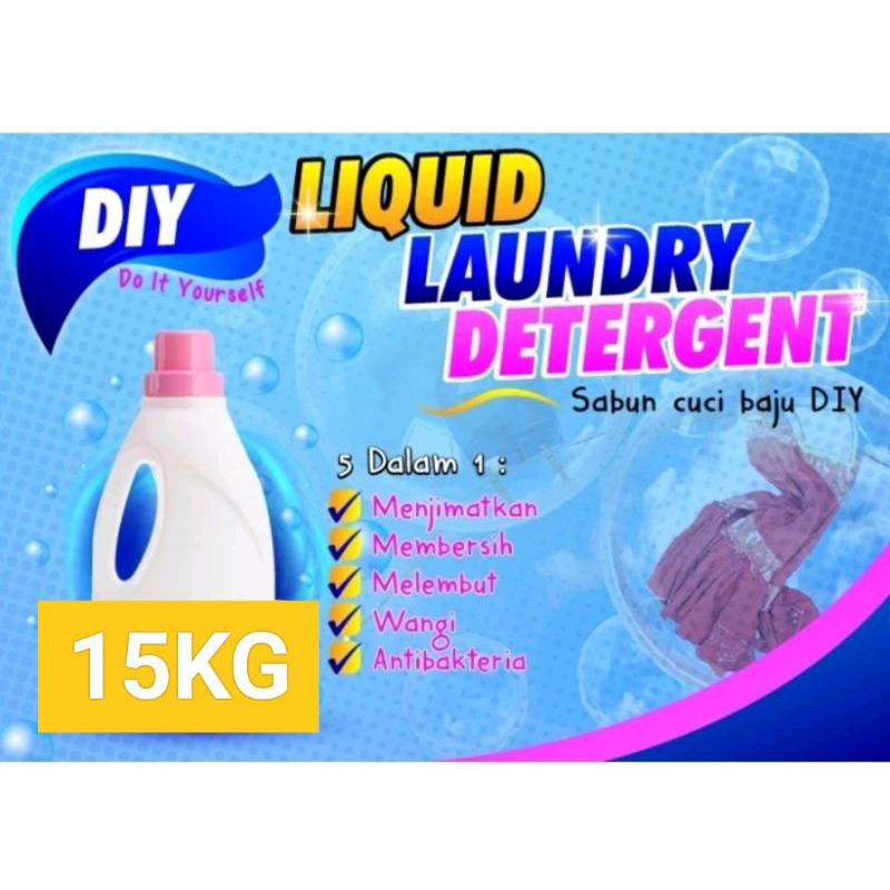 15KG/17KG DIY Liquid Laundry Detergent/Sabun cuci baju | Shopee Malaysia