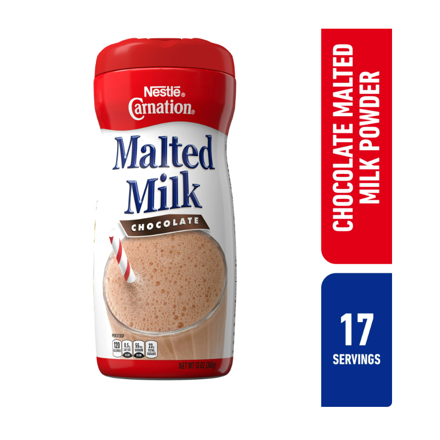 Nestle Carnation Chocolate Malted Milk Powder Mix, 13 oz, Can | Shopee ...