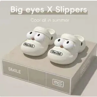 Big eyes X Slippers (unisex) 2024 new summer in and outdoor slippers ...