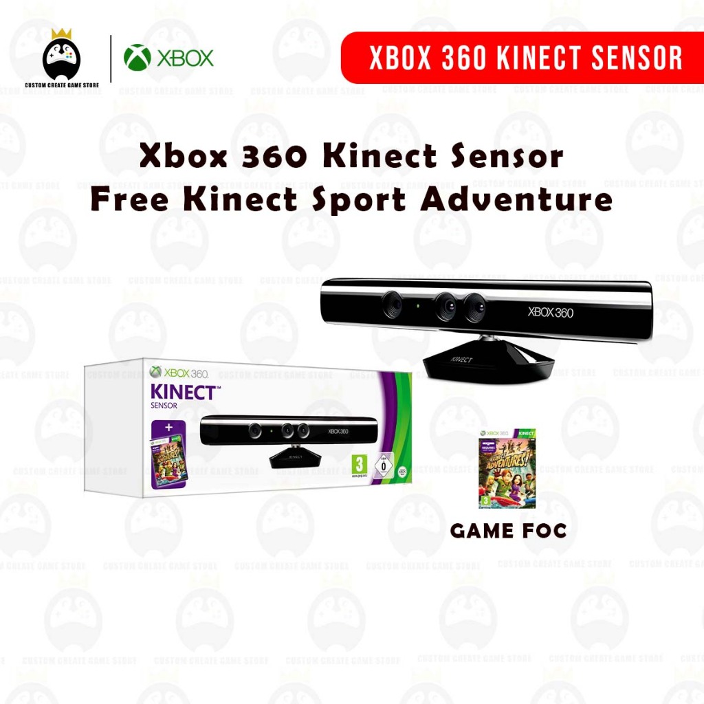 Xbox360 Xbox 360 KINECT SENSOR FREE KINECT SPORT ADVENTURE [USED UNIT ...