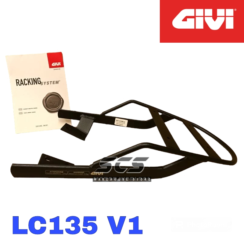 Monorack Givi Yamaha LC135 V1 Advance Rack 100% Original GIVI Y135LC LC ...