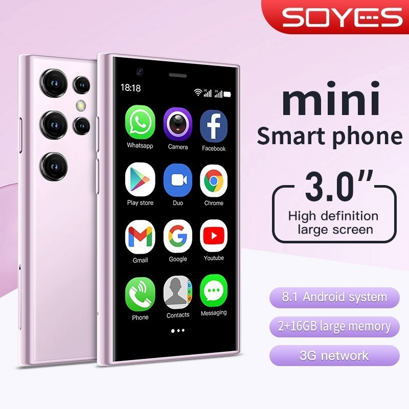 Mini 3G smartphone, SOYES S23 Pro 2/16GB memory dual SIM standby ...