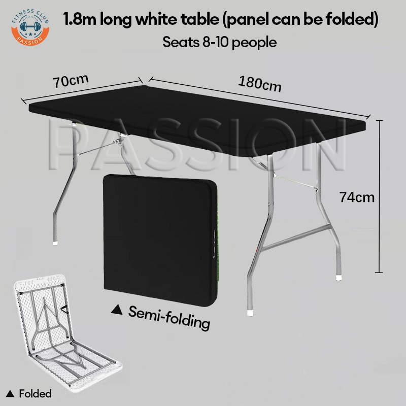 Passion 🔥 6ft Multipurpose Foldable Table Heavy Duty Exhibition Dining ...