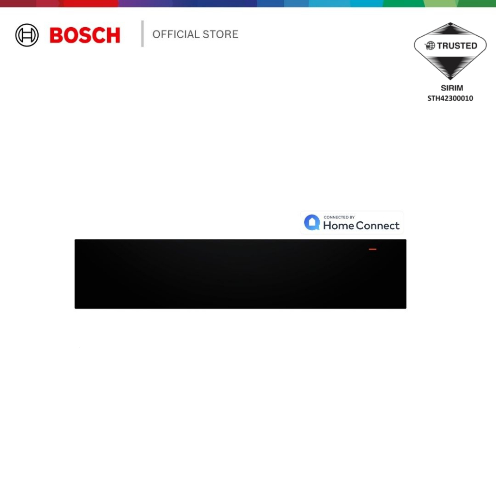 Bosch Series 8 Built-in Warming Drawer 60 x 14 cm Black - BIC7101B1B ...