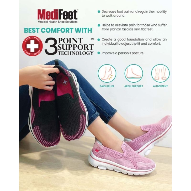 MEDIFEET FS3020 WOMEN SPORT SHOE (KASUT KESIHATAN) | Shopee Malaysia