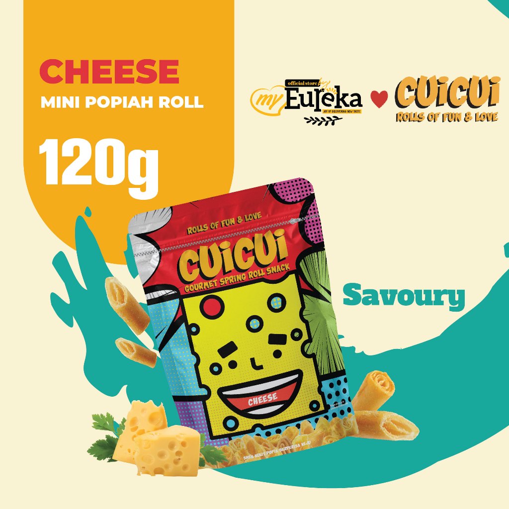 CuiCui Cheese Mini Popiah roll 120g Pack | Shopee Malaysia