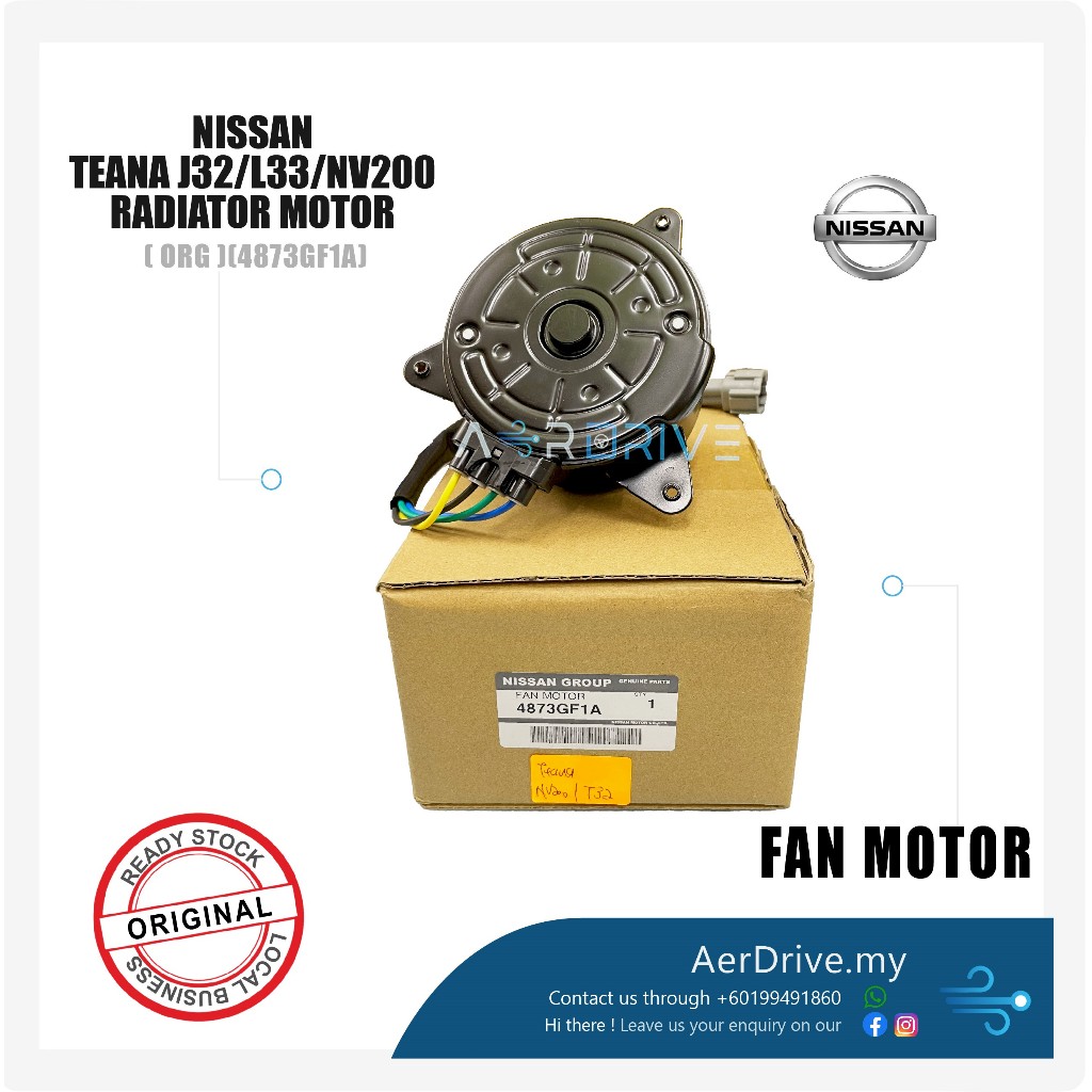 NISSAN TEANA J32/ L33/ NV200 RADIATOR FAN MOTOR (4873GF1A)(ORG ...