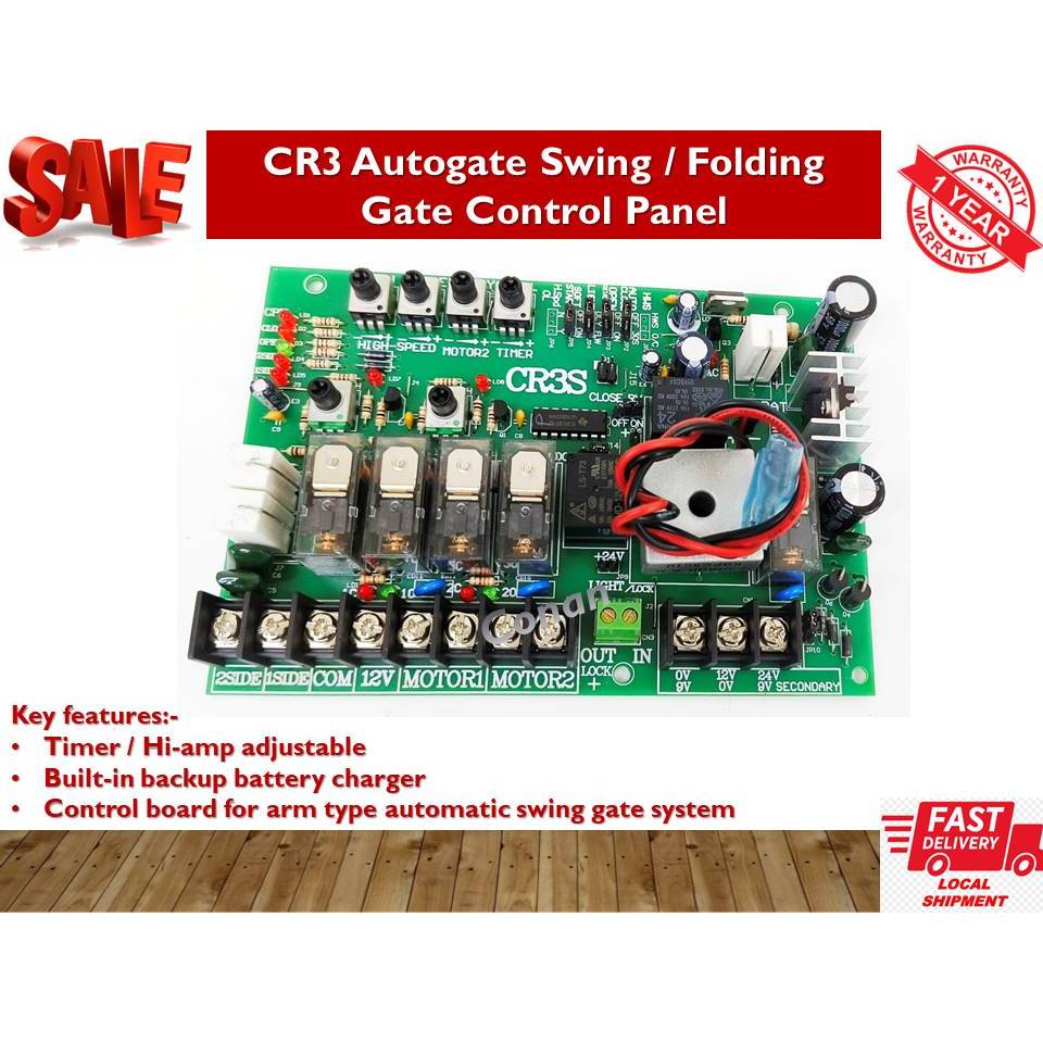 CR3 Autogate Swing / Folding Gate Control Panel / Board | Shopee Malaysia