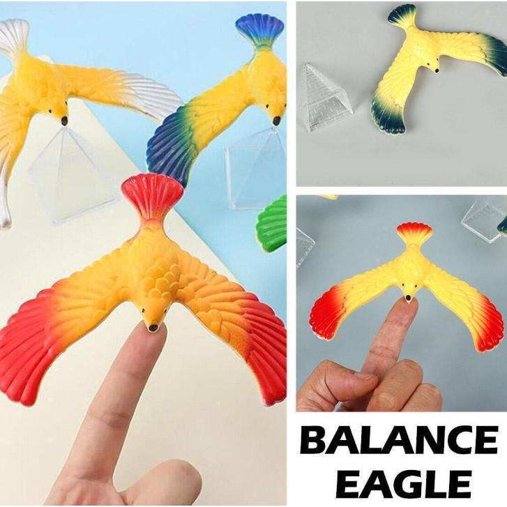 Mainan Imbangan Burung Graviti Di Jari Balancing Bird Magic Scientific ...