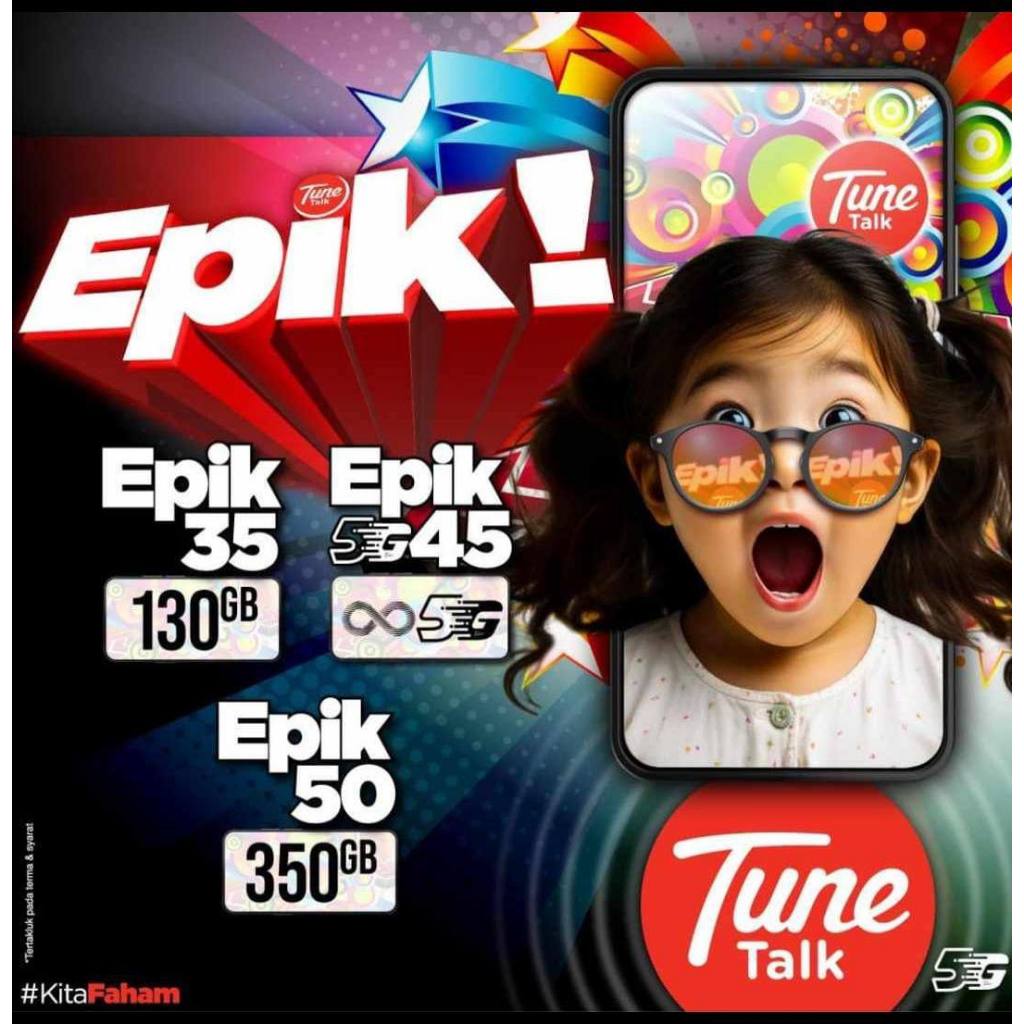 Tune Talk Simkad 5G 500GB Epik Modem Simkad | Shopee Malaysia