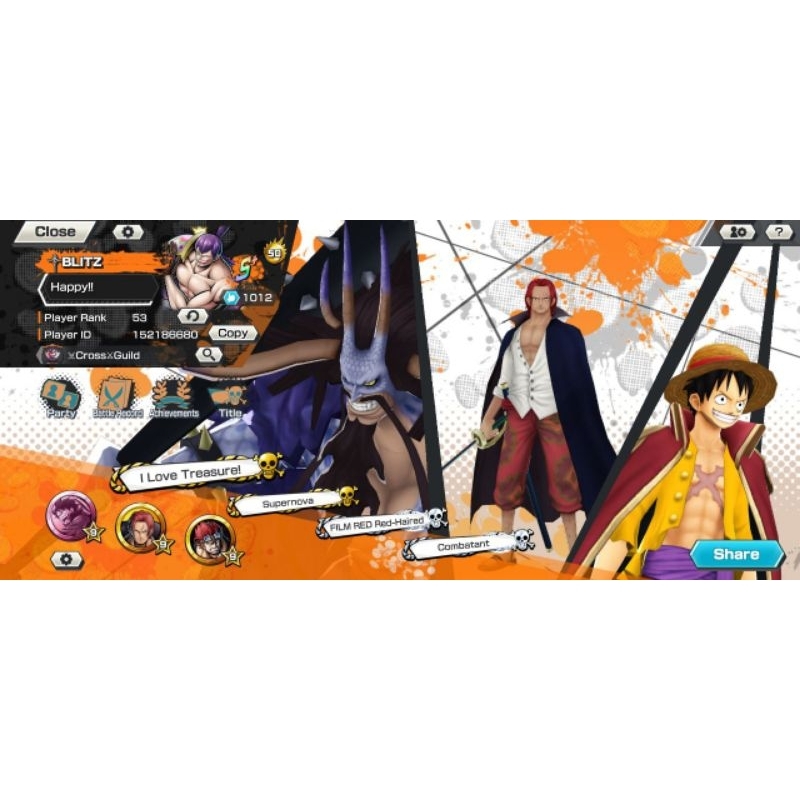One Piece Bounty Rush 7 EXTREME FIGURINE Shanks Red Full Boost Roger ...