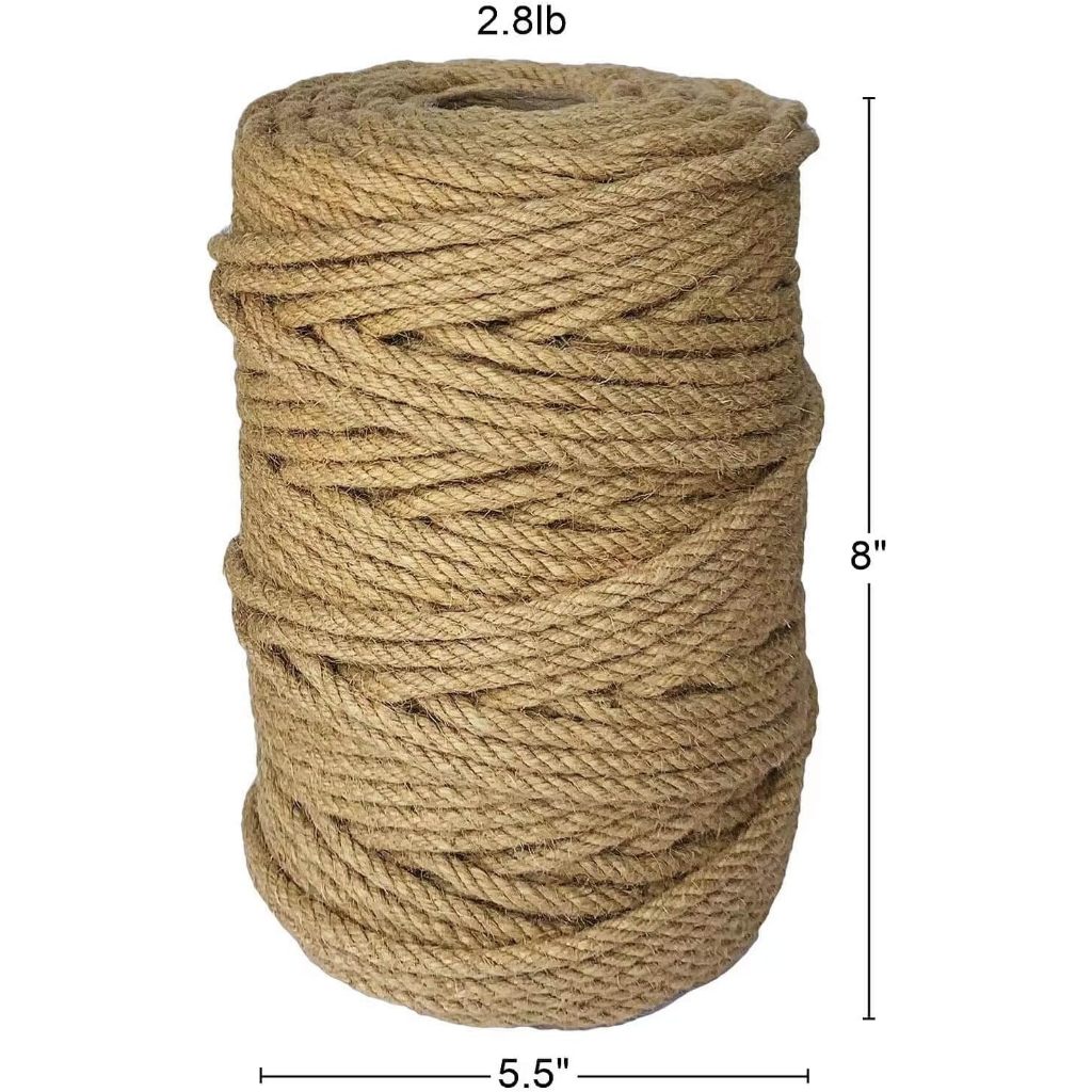 HOMIEZ Tali Guni high Quality 6mm X 100Meter 1Roll / JUT HEMP ROPE ...