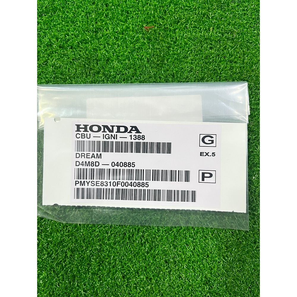 HONDA 💯% EX5 DREAM, EX5 MOTORCYCLE STIKER BARCODE FENDER STICKER 💯% USE ...
