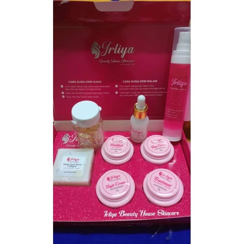 skincare irliya beauty original full set jeragat | Shopee Malaysia
