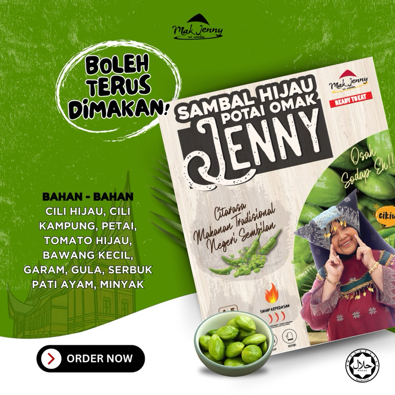 Sambal Hijau Potai Omak Jenny | Shopee Malaysia